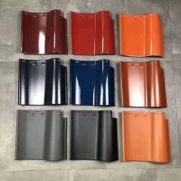 China Spanish Ceramic S Type Roof Tile For Western Style Building Roof Villa Hotel for sale