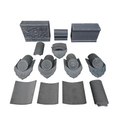China Authentic Chinese Grey Clay Roof Shingles Weather Resistant Timeless Charm for sale