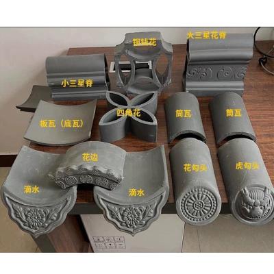 China Chinese Grey Clay Roofing Shingles Elegant Tiles Eco-Friendly Roofing Solution for sale