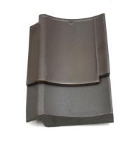 China Black Grey Colors Ancient Style Japanese Building Grey Clay Roof Tiles for sale