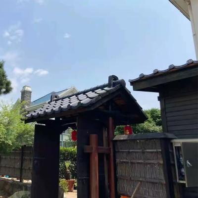 China Japanese Roof Tiles Nokisugi Small-Sized Stoneware Grey-Glazed for Garden Shed Roofs for sale