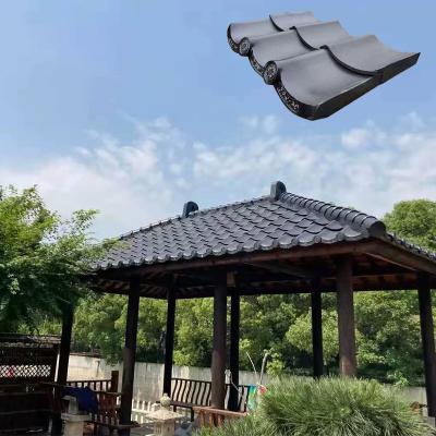 China Japanese Roof Tiles Sangawara Porcelain Glazed for Decorative Outdoor Roofs for sale