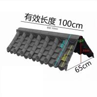 China Chinese Traditional Roof PVC Roofing Sheets Plastic Roof Corner Decoration For Wall Gate for sale