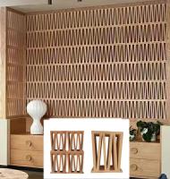 China Matt Surface Terracotta Breeze Blocks Panels For M-Shaped Yellow Clay Bricks And Wind Screen Tiles for sale