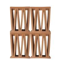 China Terracotta Breeze Block Mold M Shape Wall Panel Interior Decorative Fire Bricks For Exterior Perforated Decoration Design for sale