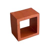 China Terracotta Wall Breeze Blocks Heat Insulation 800 Centigrade Red Brick School Building Decoration Material for sale