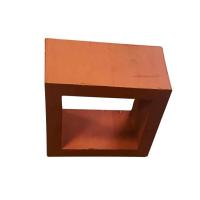 China Terracotta Wall Breeze Blocks Heat Insulation 800 Centigrade Red Brick School Building Decoration Material for sale