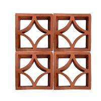 China 7% Absorption Terracotta Facade Panel Breezeway Tile In Classical Design For Decorative Garden Brick Decoration for sale