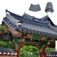 China 6% Water Absorption Unglazed Asian Clay Roof Tiles Waterproofing Affordable for sale
