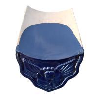 China Chinese Cobalt Blue Ceramic Roofing Tiles With Traditional Chinese Pagoda Roof Design for sale
