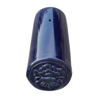 China Chinese Cobalt Blue Ceramic Roofing Tiles With Traditional Chinese Pagoda Roof Design for sale