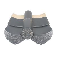 China 80 Pcs Chinese Traditional Style Grey Matte Finish Clay Roof Tiles Long Lasting For Dream House for sale