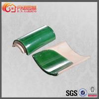 China Temple Roofing Durable Ancient Ceramic Green Roof Tiles Compressive Strength Of 1500N for sale