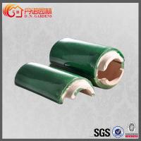 China Temple Roofing Durable Ancient Ceramic Green Roof Tiles Compressive Strength Of 1500N for sale