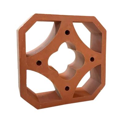 China High Temperature Fired Terracotta Window Clay Tiles For Interior And Exterior Wall Decorative Ventilation Blocks for sale