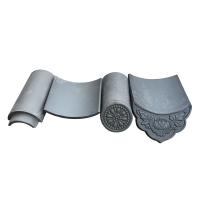 China Chinese House Landscape Decoration Material Gray Clay Roof Tiles for sale