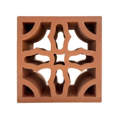 China Craft High Temperature Fired Terracotta Breeze Block Good Insulation Matt Surface Finish For Construction Industry for sale
