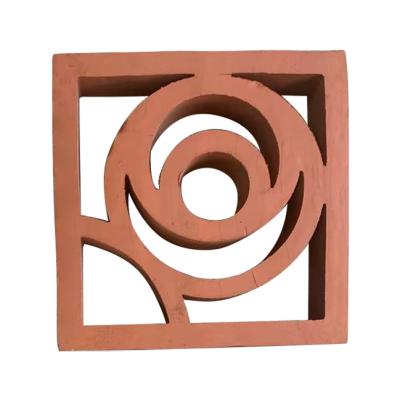 China Terracotta Breeze Blocks For Outdoor Wall Decoration Sintered Technique Heat Insulation Up To 800 Centigrade for sale