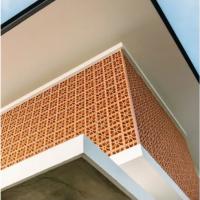 China Wall Panels Decorative Red Hollow Ceramic Bricks for the Balconies for sale