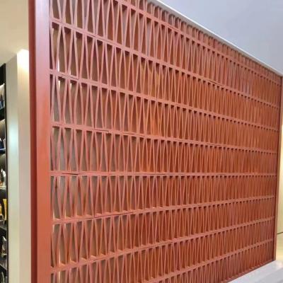 China Modern Simple Design Partition Wall Lightweight Decorative Terracotta Brick Privacy Screen Panel for sale
