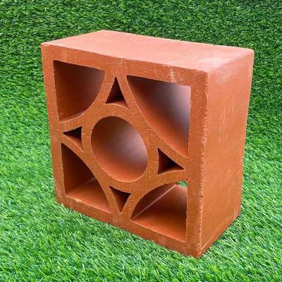 China Chinese Retro Style Air Vent Block Decorative Material Building Outdoor Clay Brick Wall Fencing for sale