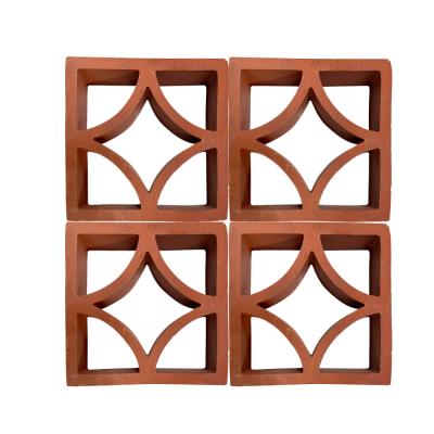China Terracotta Facade Panel Breezeway Tile Decorative Garden Brick for sale