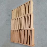 China Terracotta Brick Price Natural Yellow Colors M Style Exterior Wall Tiles Decorative air Brick Block for sale