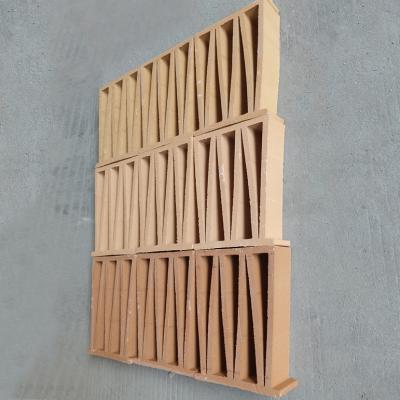 China Terracotta Brick Price Natural Yellow Colors M Style Exterior Wall Tiles Decorative air Brick Block for sale
