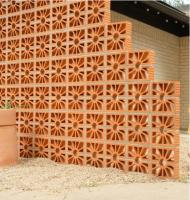 China Exterior Fence Design Terracotta Partition Clay Brick Tiles Facade Wall Blocks for sale