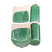 China Chinese Traditional Green Clay Tiles for Garden Pavilion Temple Roof for sale