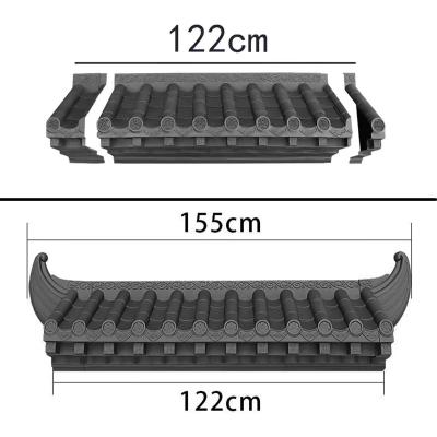 China Plastic Japanese Roof Decoration Light Roofing Material For Interior Wall ,Booth for sale