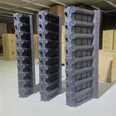 China Plastic Shingles Roof Decoration with Support Bracket Full Set Pvc Roofing Tiles Chinese Style for sale