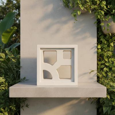 China Breeze Blocks for Space Partitioning Precast Concrete Perforated Brick Decorative Concrete Block with Open Patterns for sale