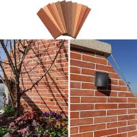 China Clay Red Bricks Split Brick Wall Facing Cladding Faux Decoration Outdoor for sale