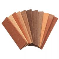 China Clay Red Bricks Split Brick Wall Facing Cladding Faux Decoration Outdoor for sale