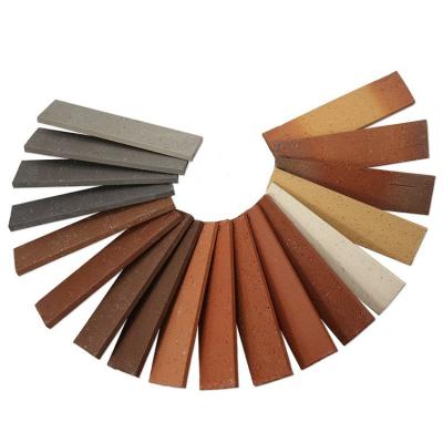 China Clay Splitting Matte Bricks Clinker Tiles for House Facades Wall Decorative Outdoor Terracotta Bricks for sale