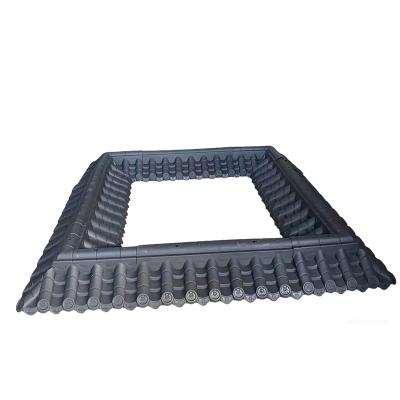 China Chinese Style PP Plastic Artificial Antique Roof Tile With Different Size Easy Installation for sale