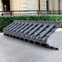 China Decorative PP Roofing Sheets for House Easy to Install Chinese Antique Roof Tiles Plastic for sale