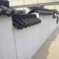 China Polypropylene Chinese Temple Roof Asian Antique Style Decorative Roof Tile Discreet Tone and Elegent for sale