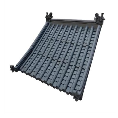 China Wholesale Chinese Style Synthetic Roof Tiles Cost-Effective Plastic Roofing for Global Building Projects for sale