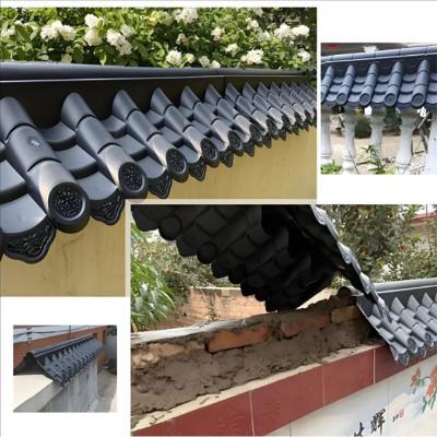 China Decorative PP Roofing Sheets for House Easy to Install Chinese Antique Roof Tiles Plastic for sale
