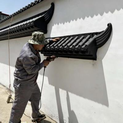 China Wholesale Price Synthetic Corrugated Roof Tiles Fireproof PVC Roof Sheet Accessory and Ridge for Home House Wall Decoration for sale