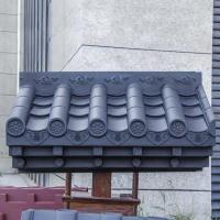 China Plastic Japanese Roof Decoration Lightweight Roofing Material for Interior Wall and Booth for sale