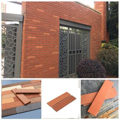 China Construction & Real Estate Masonry Materials Bricks Split Brick Antique Clay Brick Flexible Facing Brick for Old Wall Renovation Villas School Apartments for sale