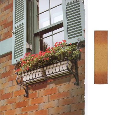 China Natural Clay Exterior Wall Cladding Tile with Kiln-Fired Finish Split Face Brick Wall Veneer Tile for Cafe & Residential Facades for sale