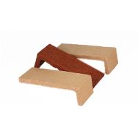 China Light Yellow Clay Split Face Brick Rustic Exterior Wall Cladding Multi-Color Options for Facade & Landscape Design for sale