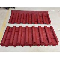 China Wholesale Cheap Price Wall Tiles Chinese Retro-style Plastic Resin Red Synthetic Roof Tiles for sale
