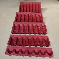 China Wholesale Cheap Price Wall Tiles Chinese Retro-style Plastic Resin Red Synthetic Roof Tiles for sale