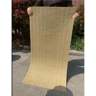 China 3D Soft Porcelain MCM Flexible Wall Panel Herringbone Woven Texture Wall Tile for Interior Wall Decoration for sale