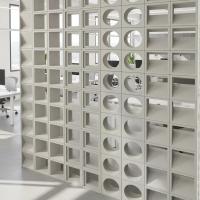 China Perforated Concrete Blocks Fancy Lattice Concrete Masonry Block for Exterior Wall Partition for sale